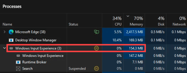 [Solved] Windows Input Experience High Memory - Driver Easy