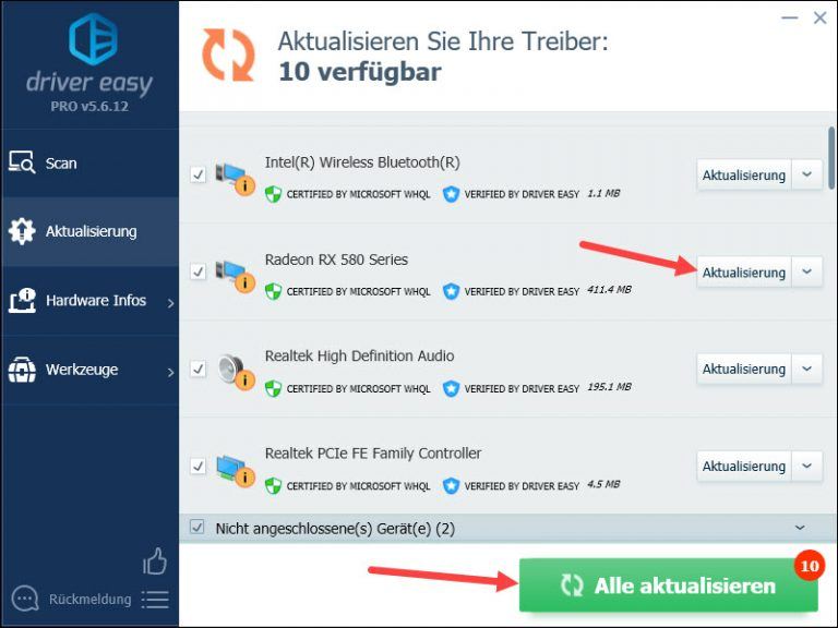 AMD Radeon RX 580 Treiber [Download] | Mit Schritten - Driver Easy German