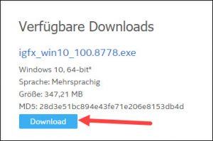 Intel UHD/HD Graphics 620 Treiber Download für Windows - Driver Easy German