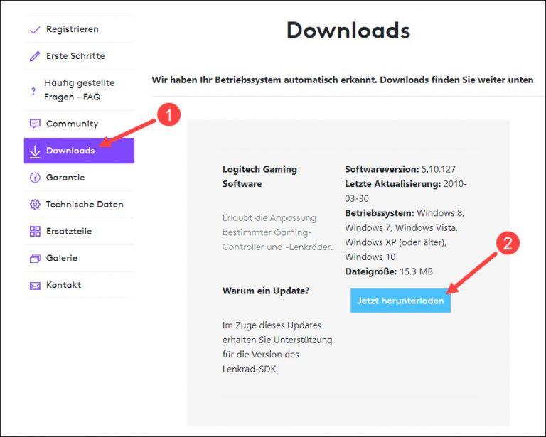 Logitech G27 Treiber für Windows 11, 10, 7 und 8.1 - Driver Easy German
