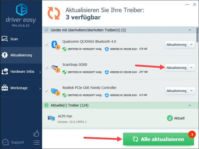 ScanSnap iX500 Treiber | Download und Installieren - Driver Easy German