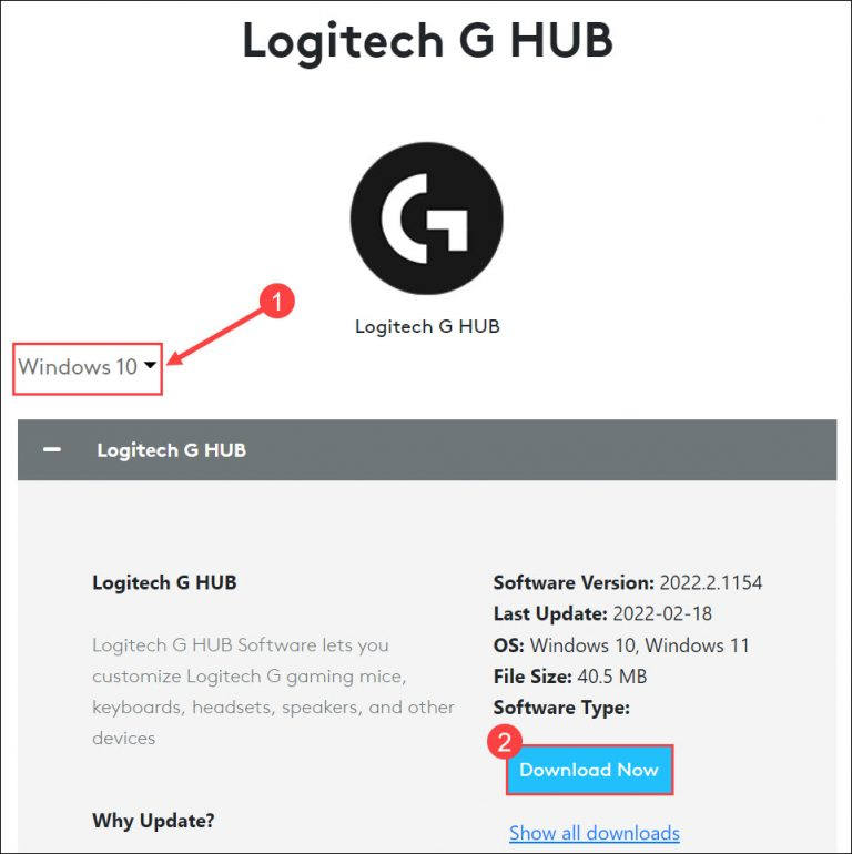 Logitech G HUB Download & Installieren | Windows 11/10/8/7 - Driver ...